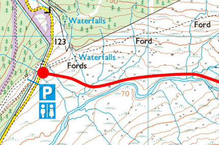 Fairy Pools walk on the Isle of Skye in Scotland.