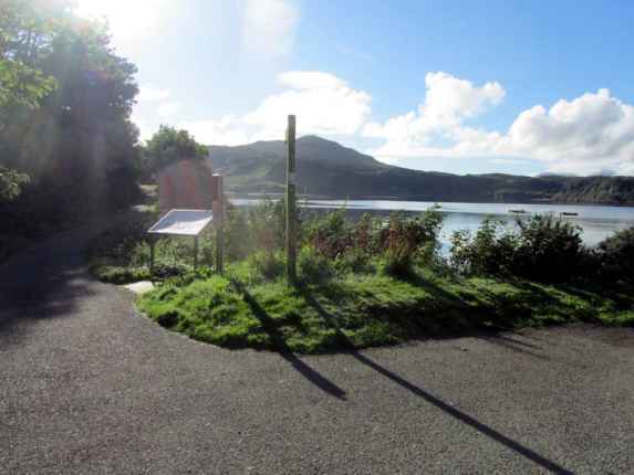 Scorrybreac Walk in Portree on the Isle of Skye in Scotland