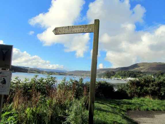Scorrybreac Walk in Portree on the Isle of Skye in Scotland