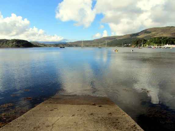 Scorrybreac Walk in Portree on the Isle of Skye in Scotland