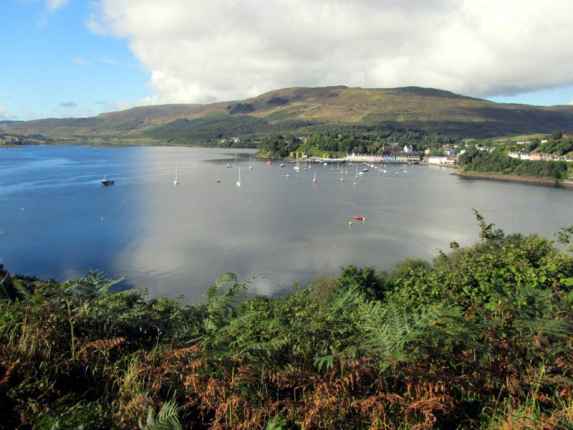 Scorrybreac Walk in Portree on the Isle of Skye in Scotland
