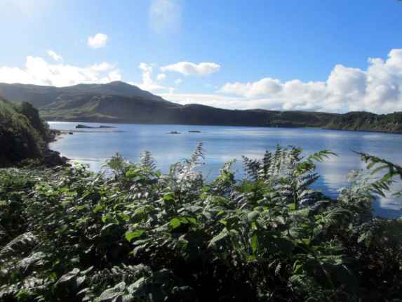 Scorrybreac Walk in Portree on the Isle of Skye in Scotland