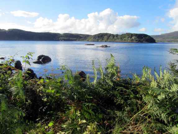 Scorrybreac Walk in Portree on the Isle of Skye in Scotland