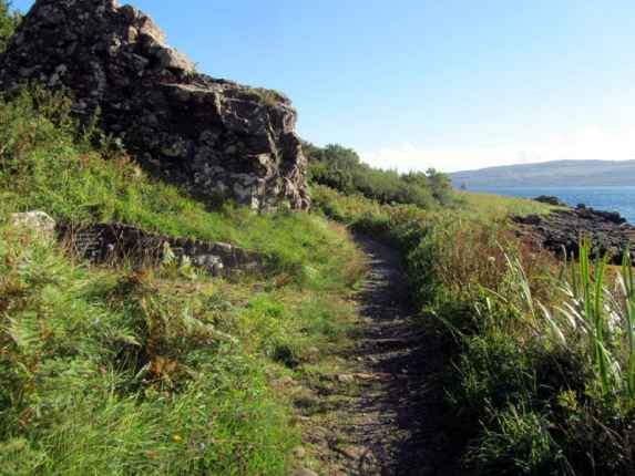 Scorrybreac Walk in Portree on the Isle of Skye in Scotland