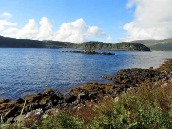 Scorrybreac Walk in Portree on the Isle of Skye in Scotland