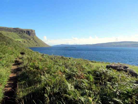 Scorrybreac Walk in Portree on the Isle of Skye in Scotland