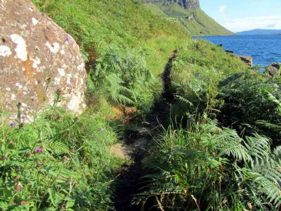Scorrybreac Walk in Portree on the Isle of Skye in Scotland