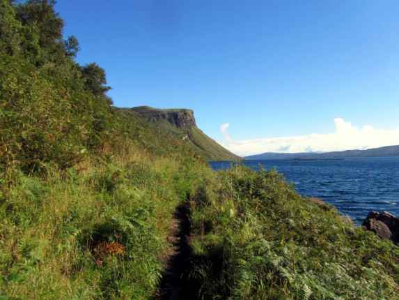 Scorrybreac Walk in Portree on the Isle of Skye in Scotland