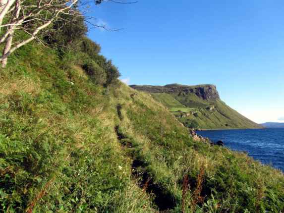 Scorrybreac Walk in Portree on the Isle of Skye in Scotland
