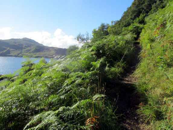 Scorrybreac Walk in Portree on the Isle of Skye in Scotland