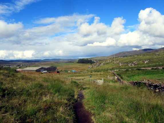 Scorrybreac Walk in Portree on the Isle of Skye in Scotland