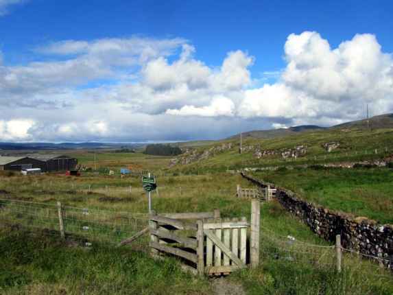 Scorrybreac Walk in Portree on the Isle of Skye in Scotland