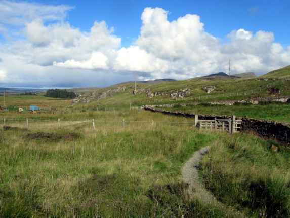 Scorrybreac Walk in Portree on the Isle of Skye in Scotland