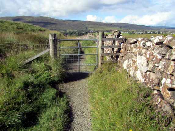 Scorrybreac Walk in Portree on the Isle of Skye in Scotland