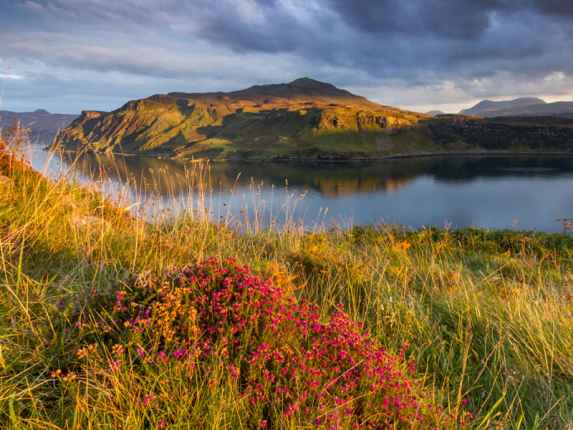 Scorrybreac Walk in Portree on the Isle of Skye in Scotland