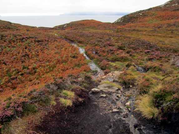 The Point of Sleat Walk on the Isle of Skye in Scotland.